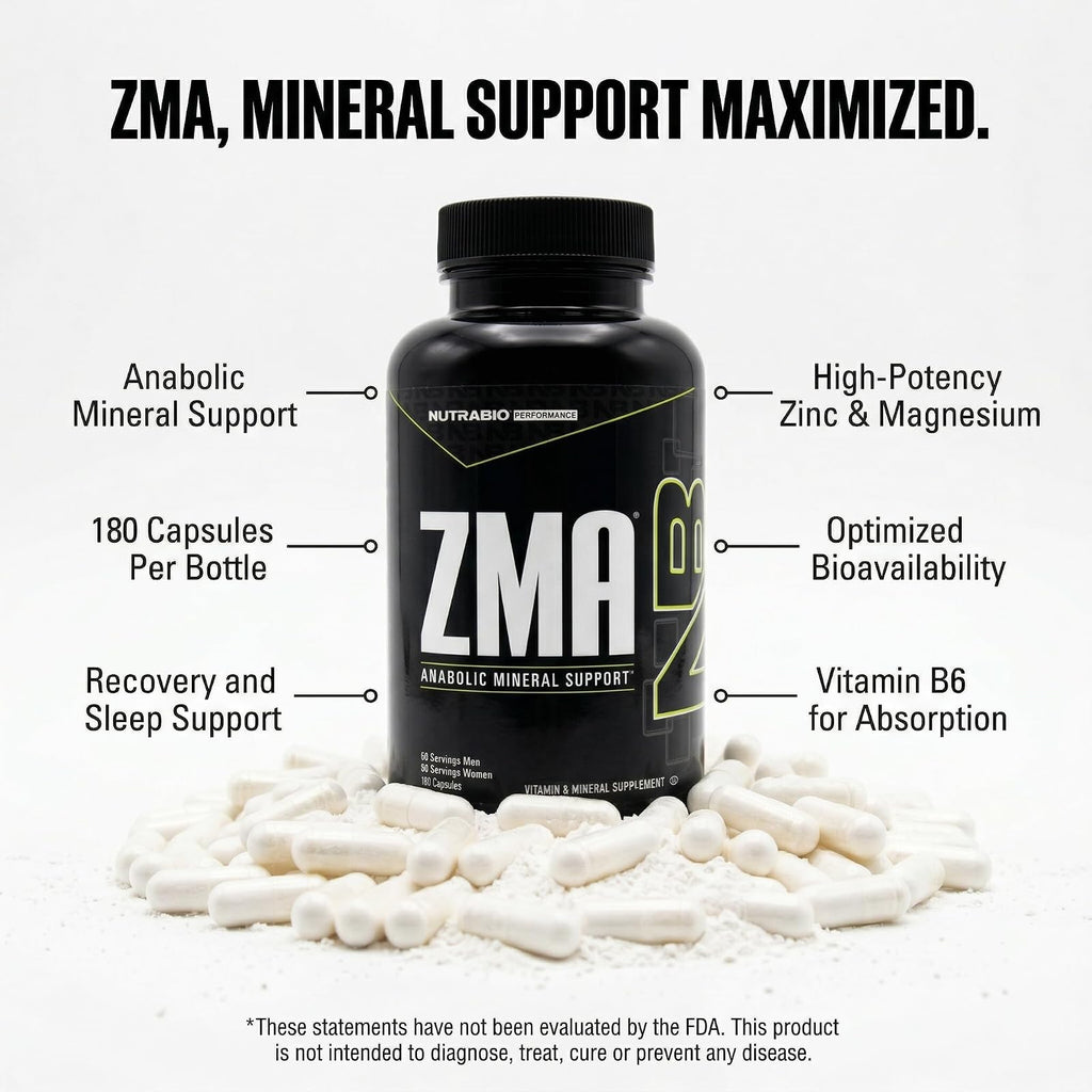 NutraBio ZMA sleep support formula