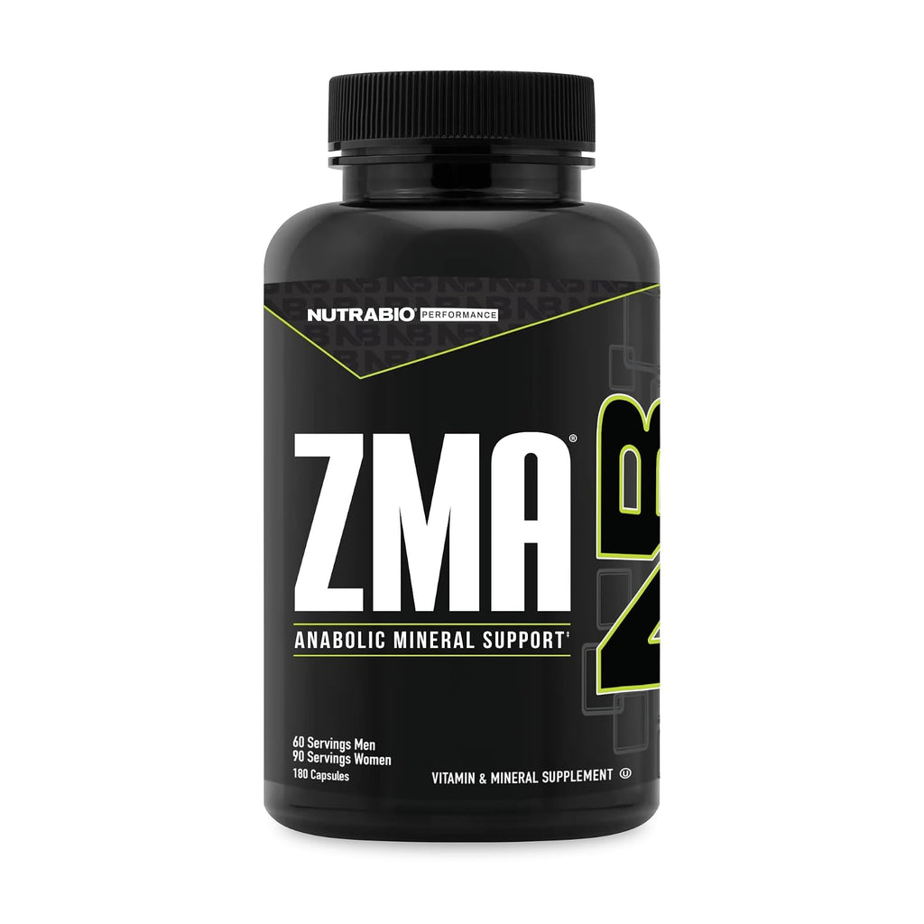 NutraBio ZMA zinc magnesium capsules