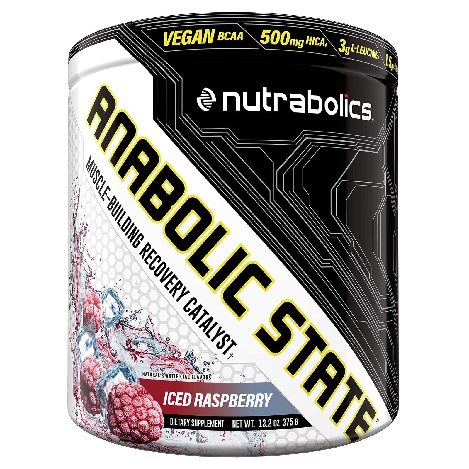 Nutrabolics BCAA iced raspberry flavour