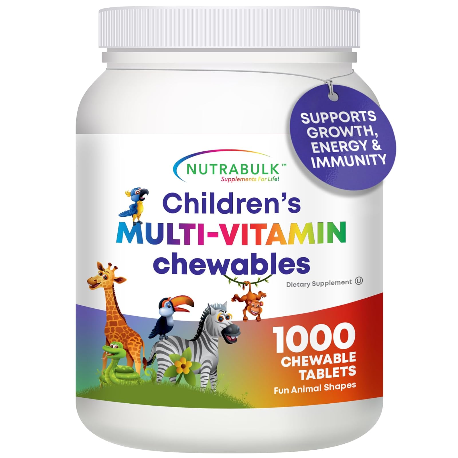 NutraBulk kids vitamins for healthy growth
