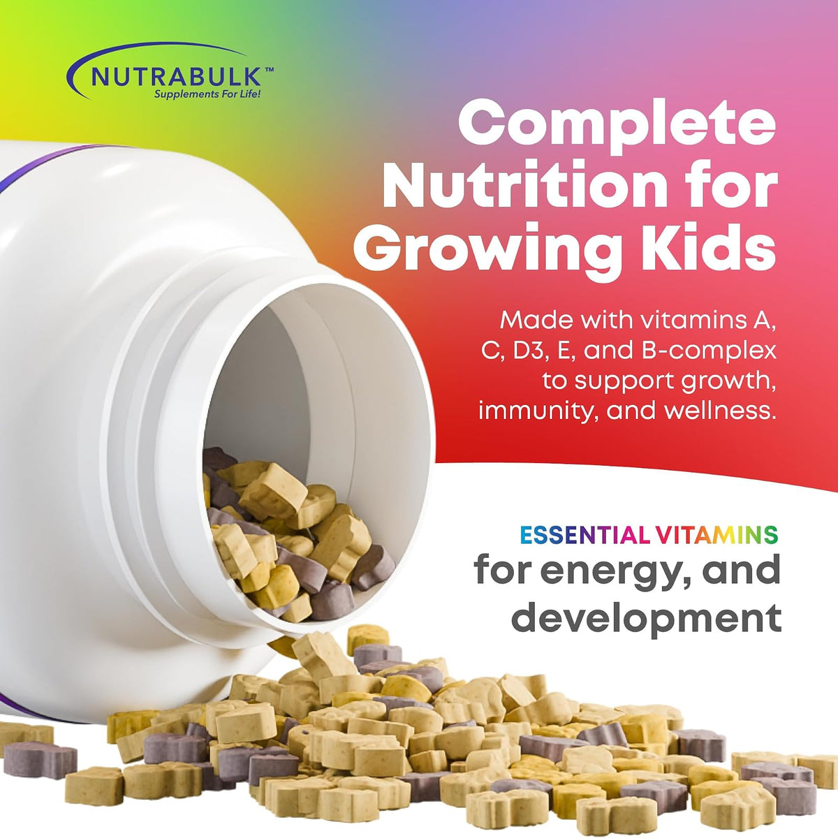 NutraBulk kids vitamins support immune health