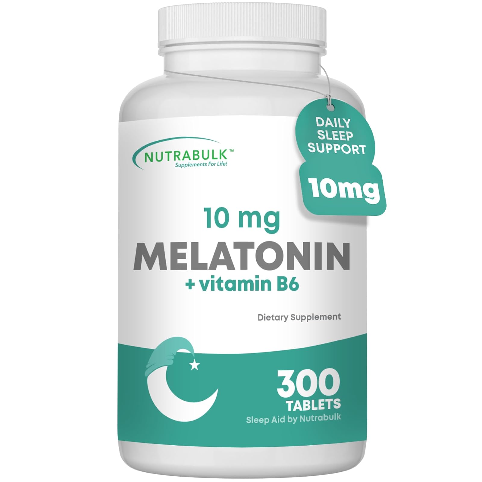 NutraBulk melatonin 10mg tablets for sleep