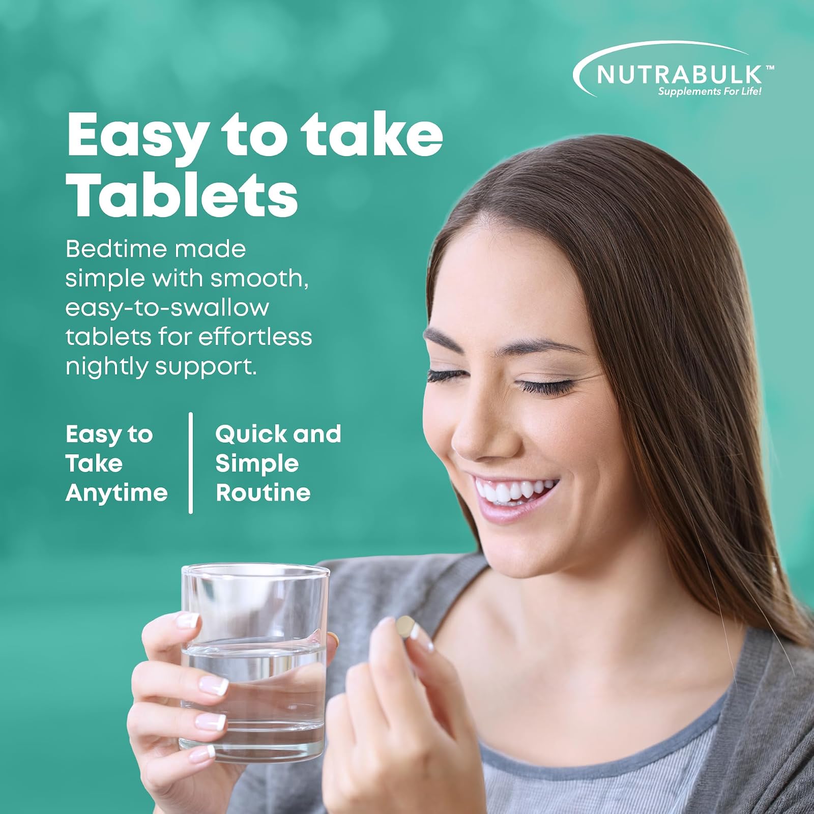NutraBulk melatonin for restful nights