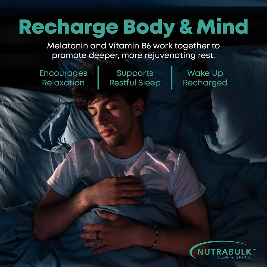 NutraBulk melatonin support for relaxation