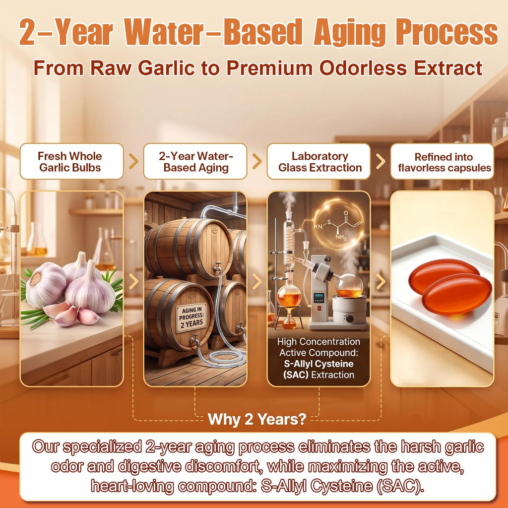 Nutraburst aged garlic extract benefits