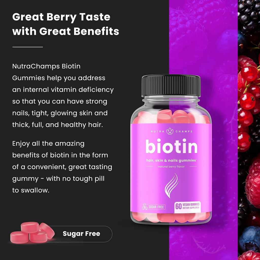 NutraChamps biotin supplement for growth