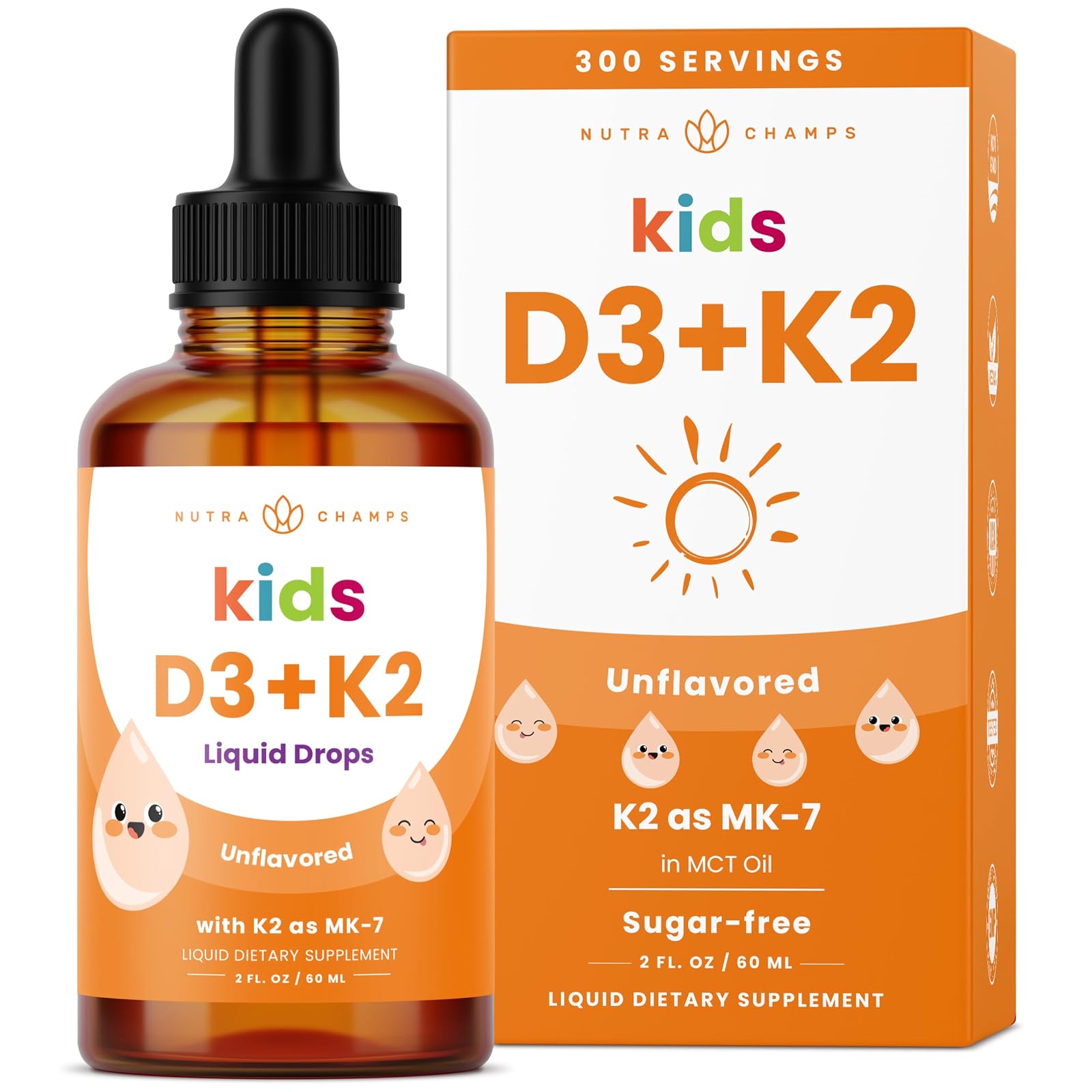 NutraChamps kids vitamin D3 drops