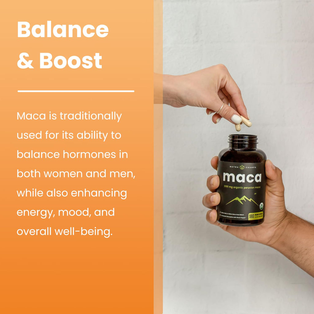 NutraChamps Maca Root for daily wellness