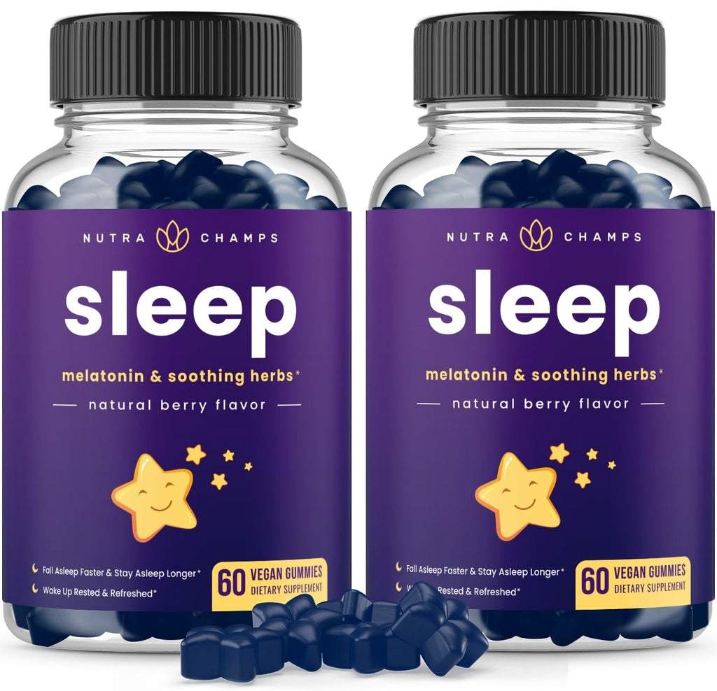 NutraChamps melatonin gummies for sleep