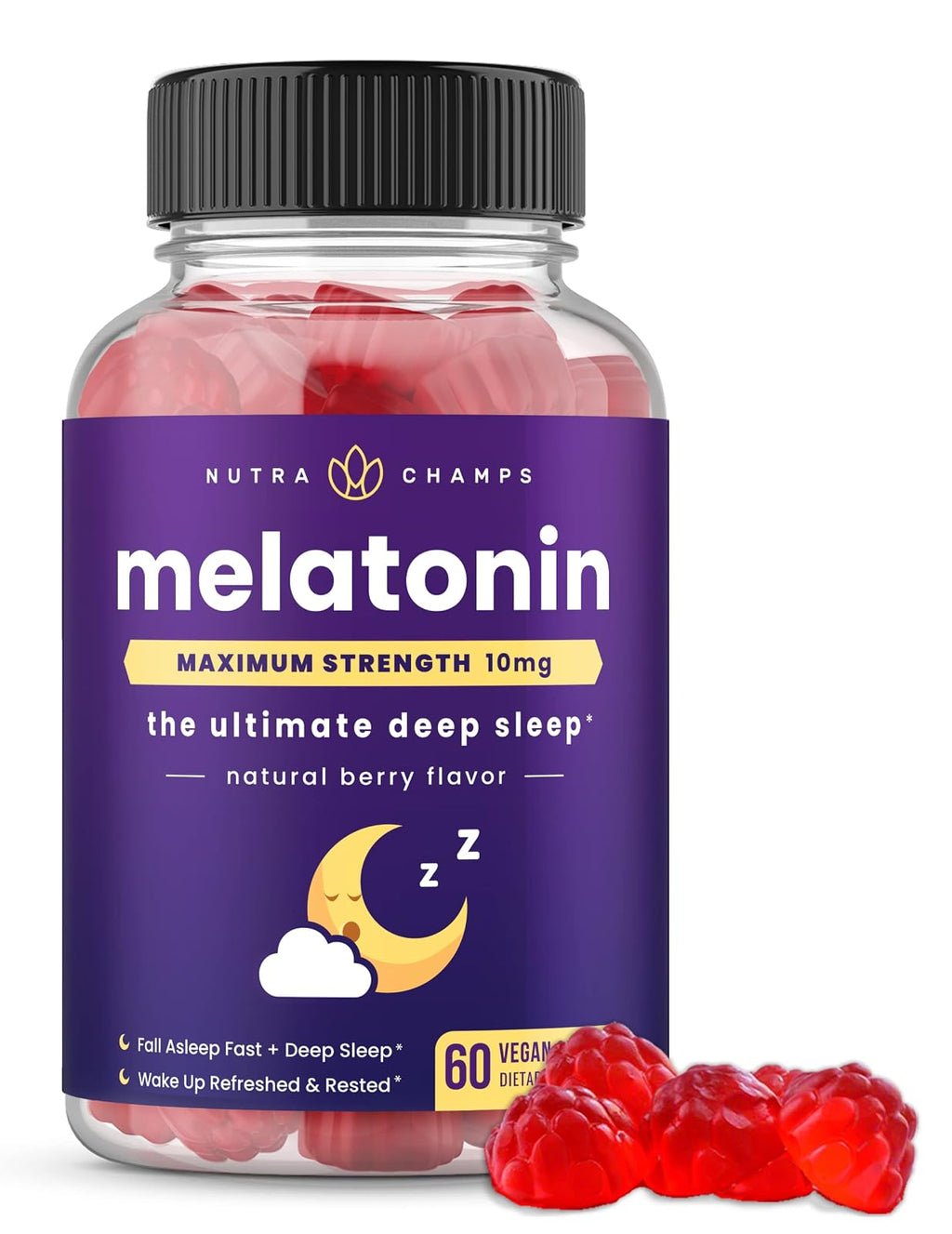 NutraChamps melatonin gummies for sleep