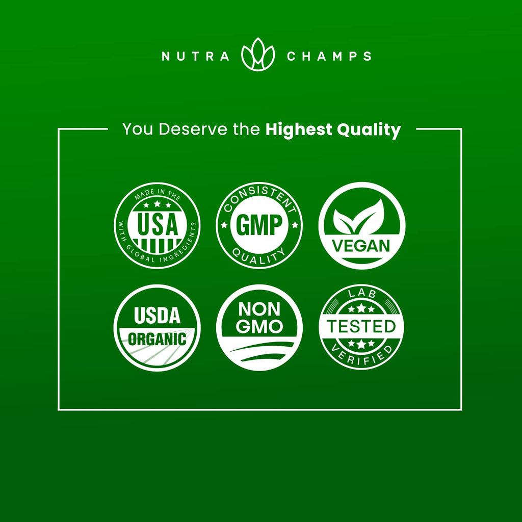 NutraChamps mushrooms for stress relief