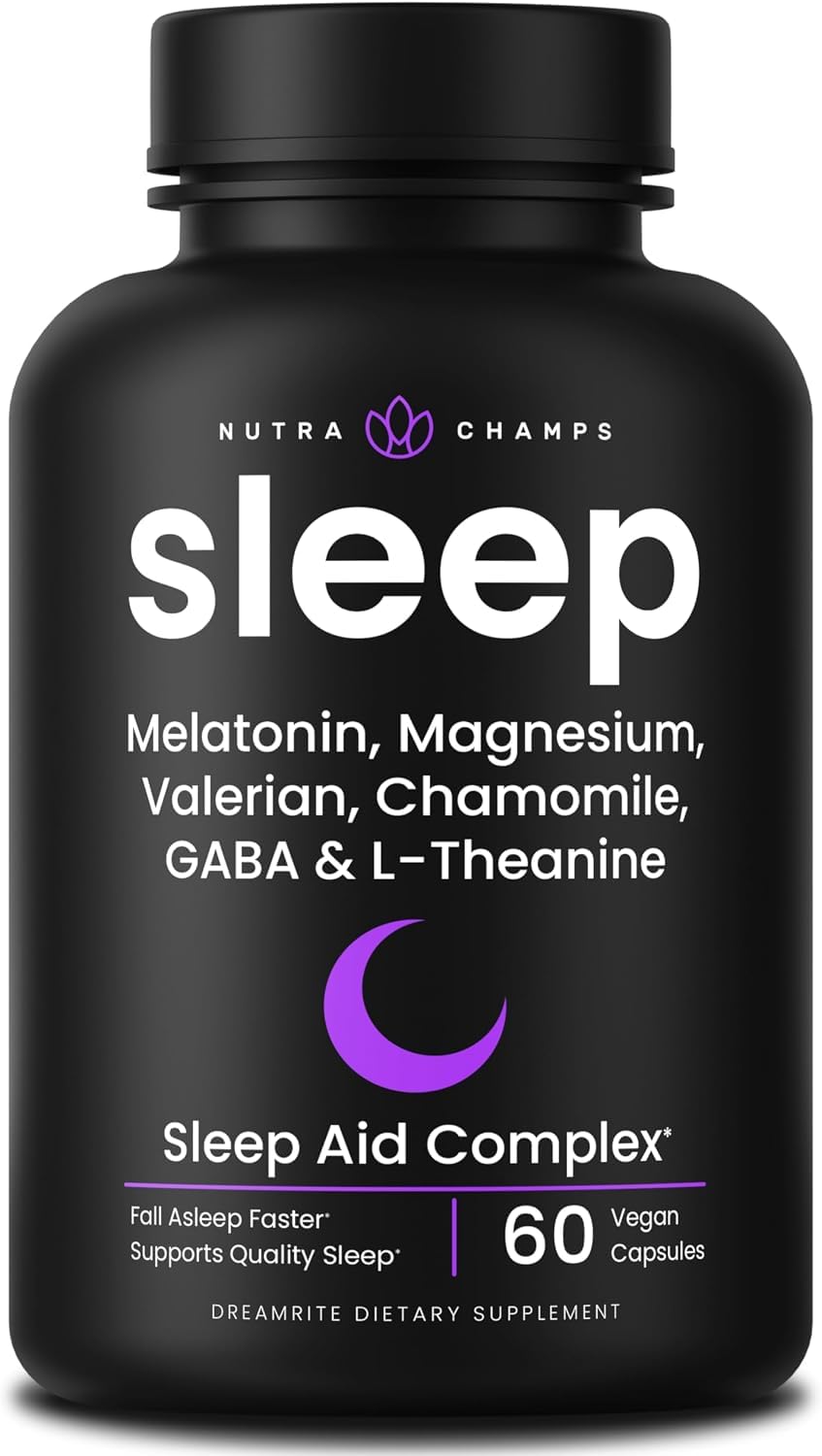 NutraChamps natural sleep aids capsules