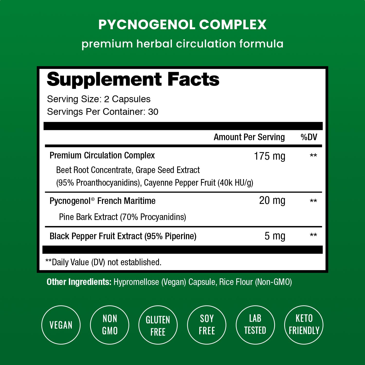 NutraChamps Pycnogenol for improved wellness
