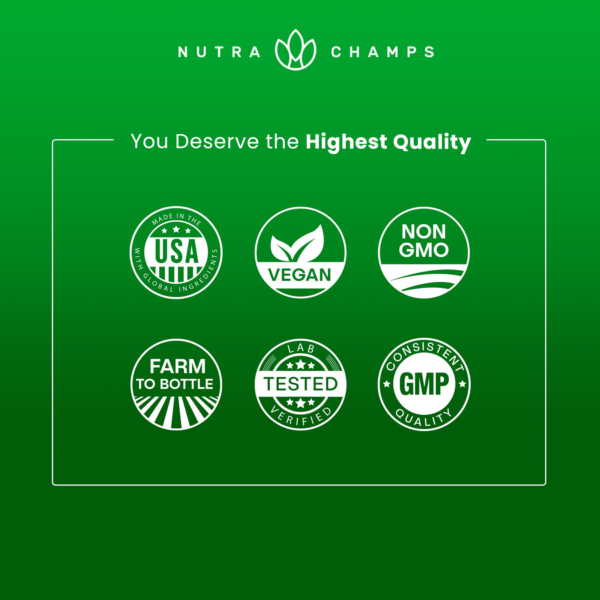 NutraChamps spirulina for wellness