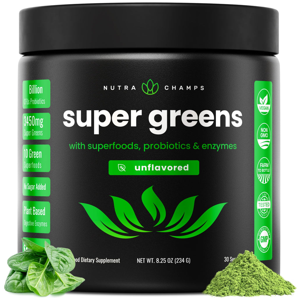 NutraChamps spirulina superfood blend