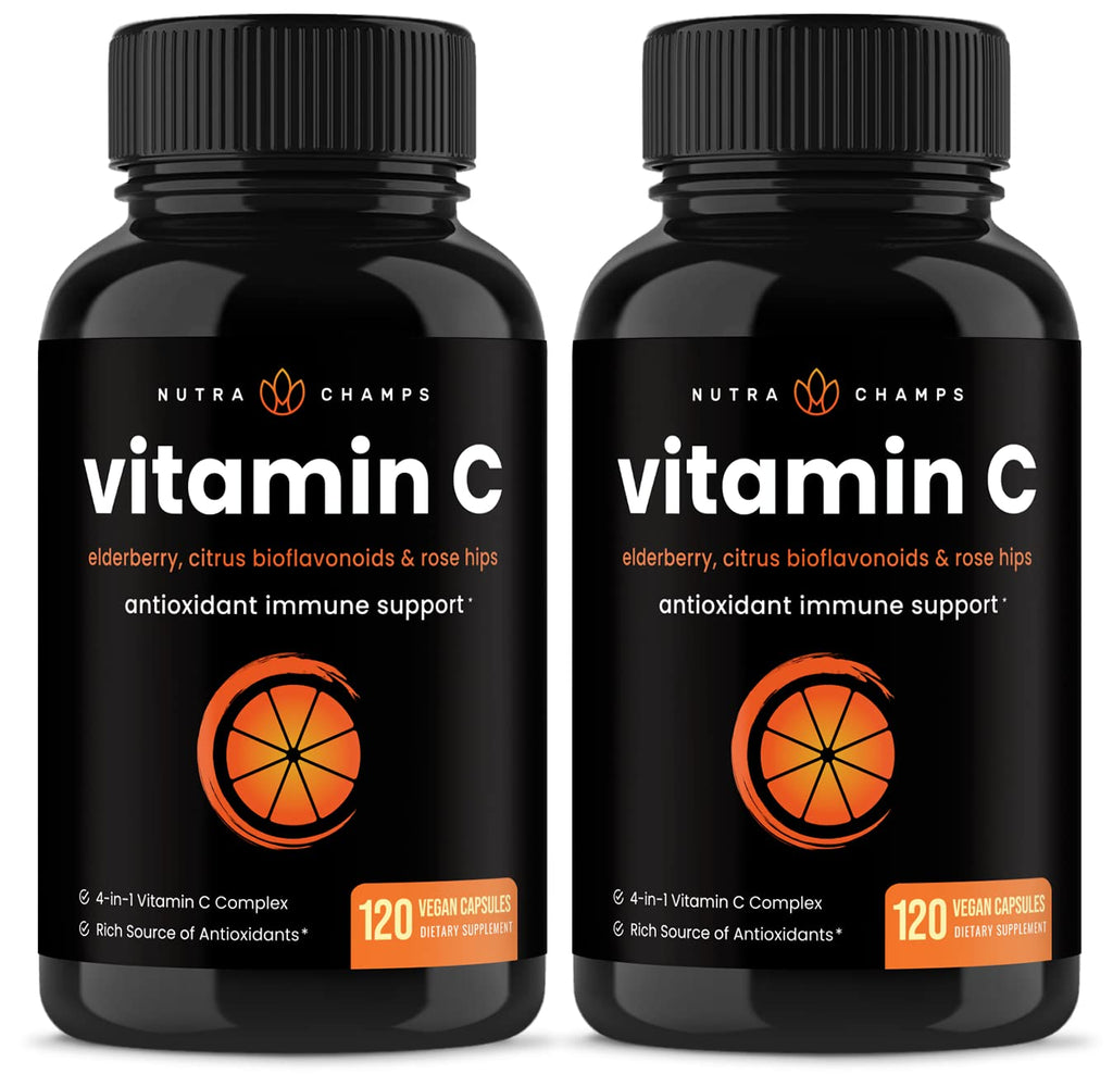 NutraChamps Vitamin C elderberry capsules
