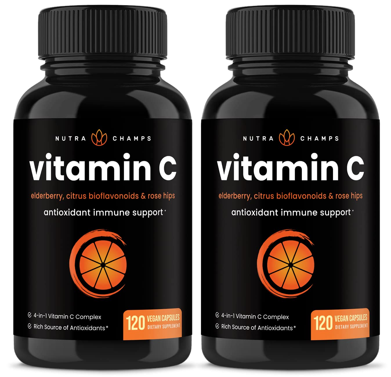 NutraChamps Vitamin C elderberry capsules