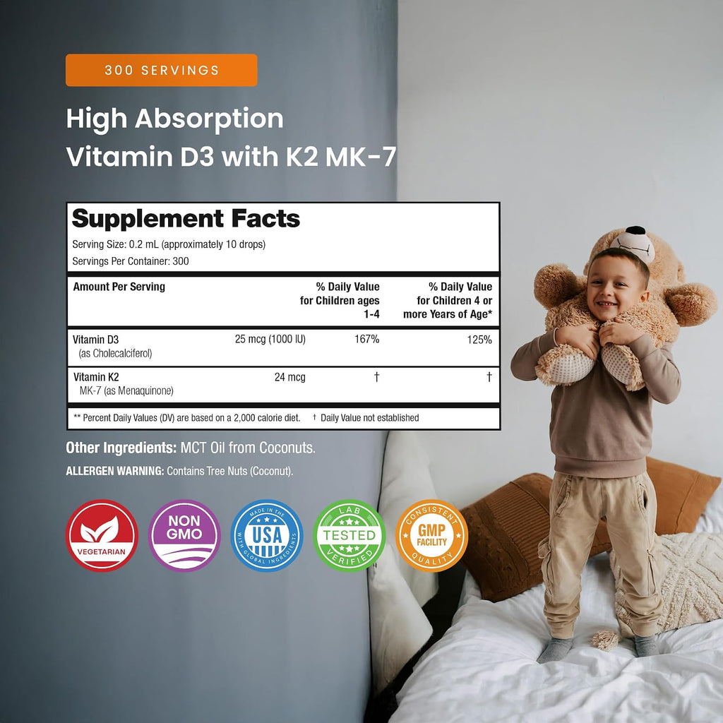 NutraChamps vitamin D3 K2 benefits