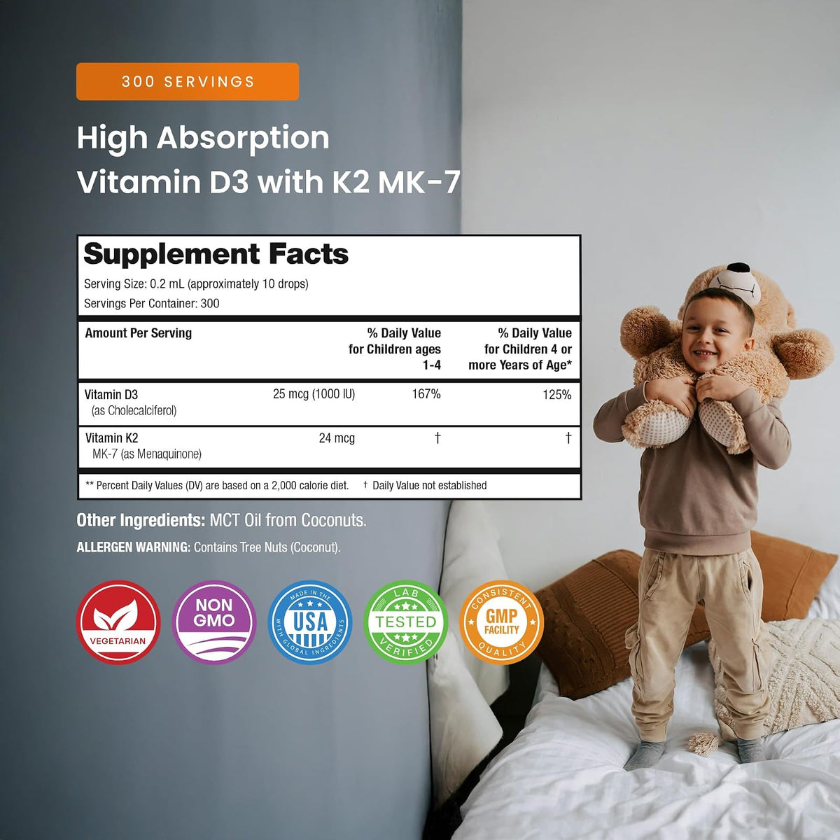 NutraChamps vitamin D3 K2 benefits
