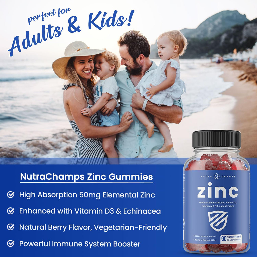 NutraChamps zinc gluconate for wellness