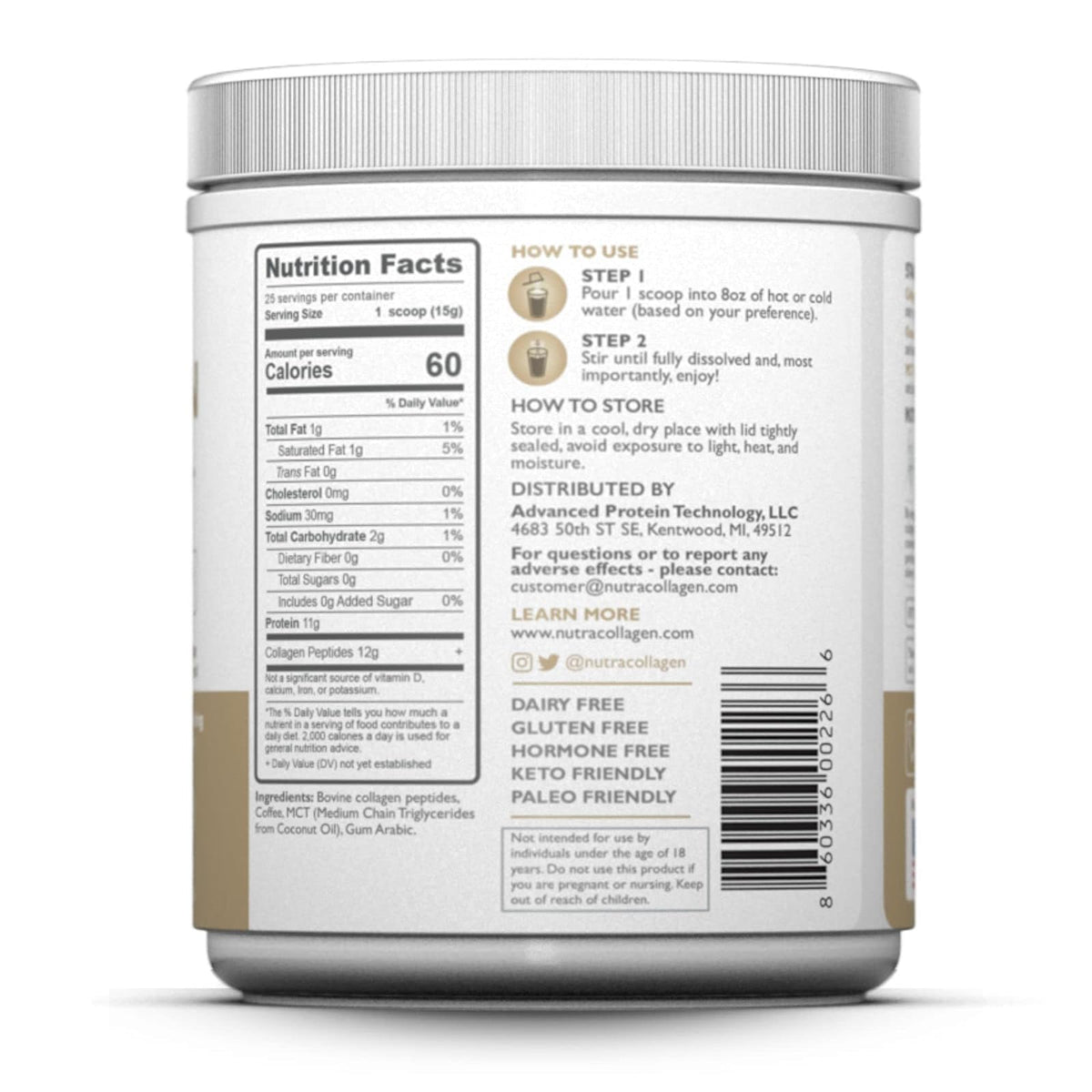 nutracollagen powder for beauty routine