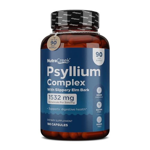 NutraCreek psyllium capsules for digestion