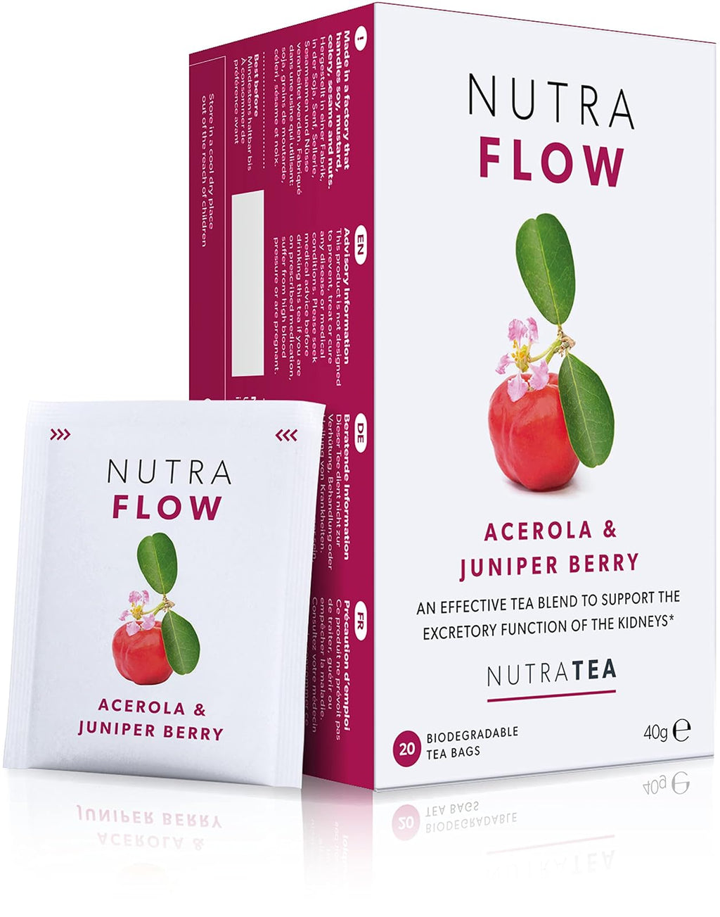 Nutraflow herbal tea for UTI relief