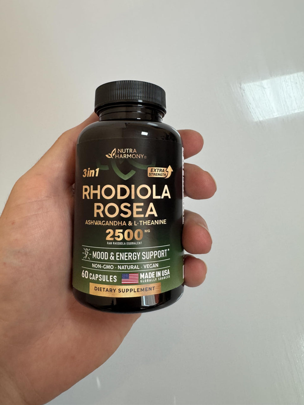 NUTRAHARMONY Rhodiola Rosea herbal capsules