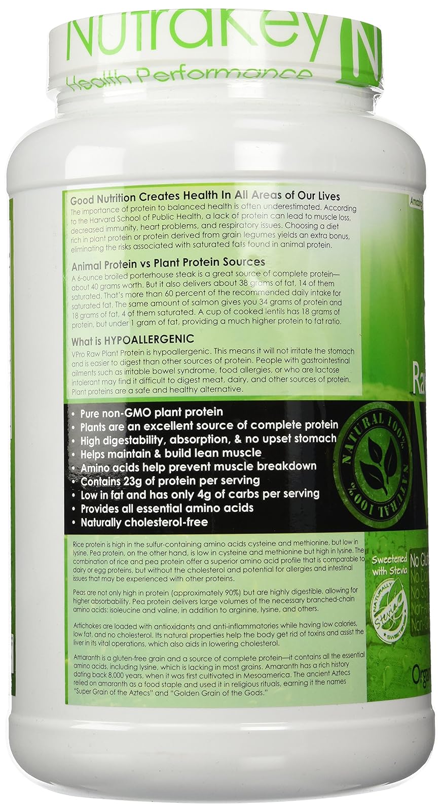 NutraKey protein powder for baking