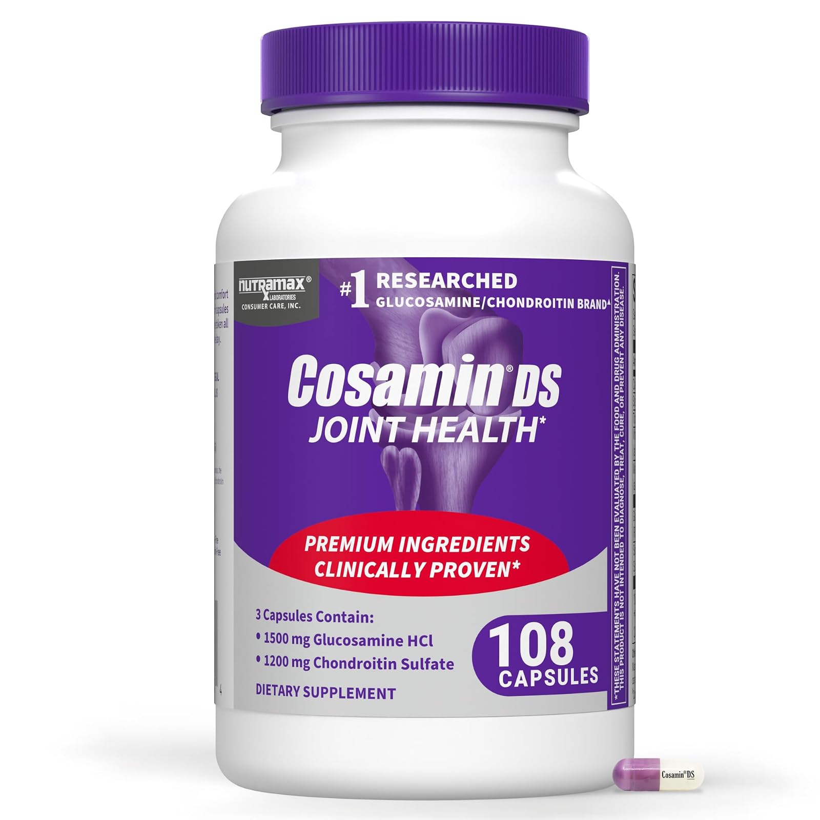 Nutramax glucosamine joint support capsules