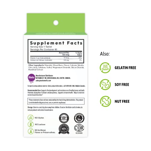NUTRAMELTZ calcium for active lifestyles
