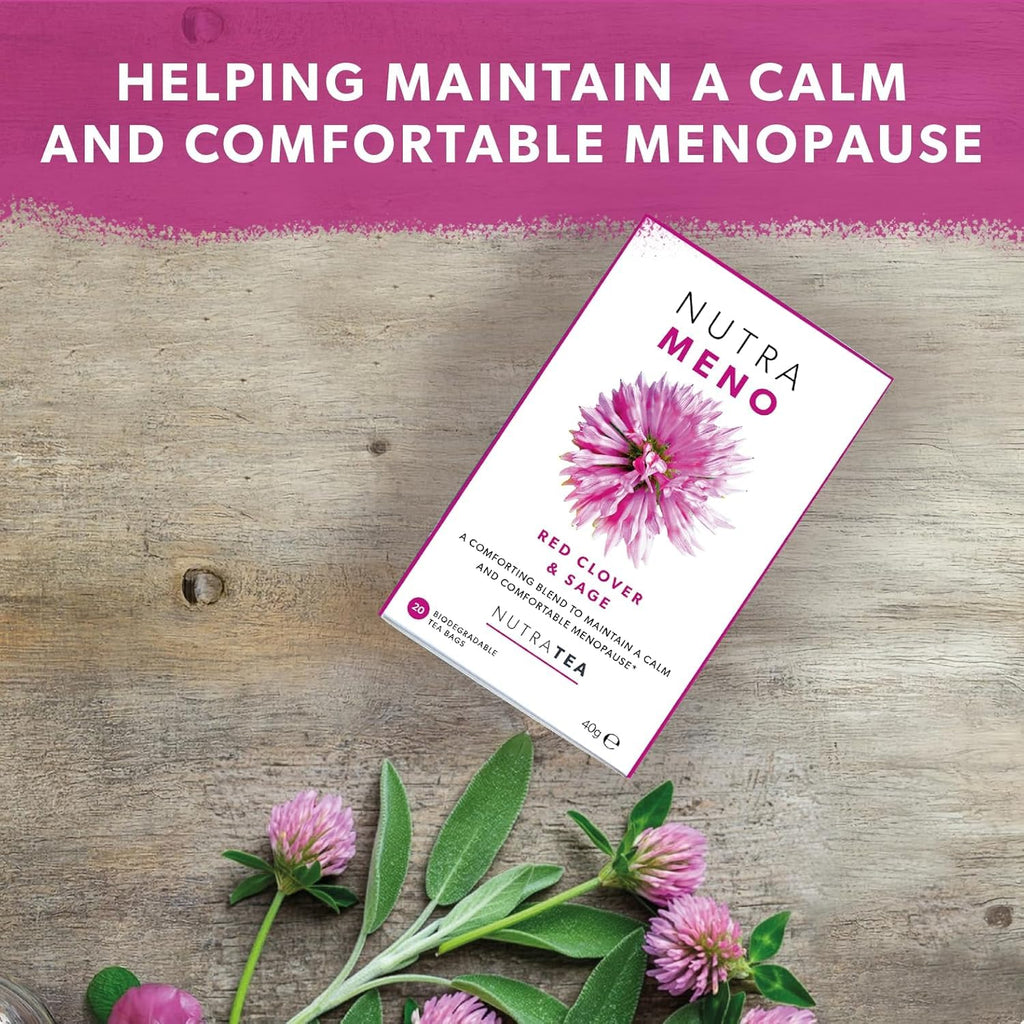 NutraMeno red clover tea for menopause