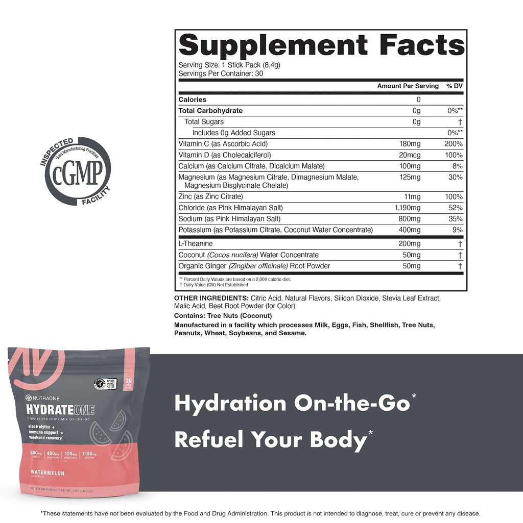 NutraOne electrolyte mix for athletes