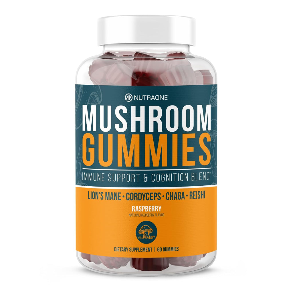 NutraOne mushroom gummies for wellness