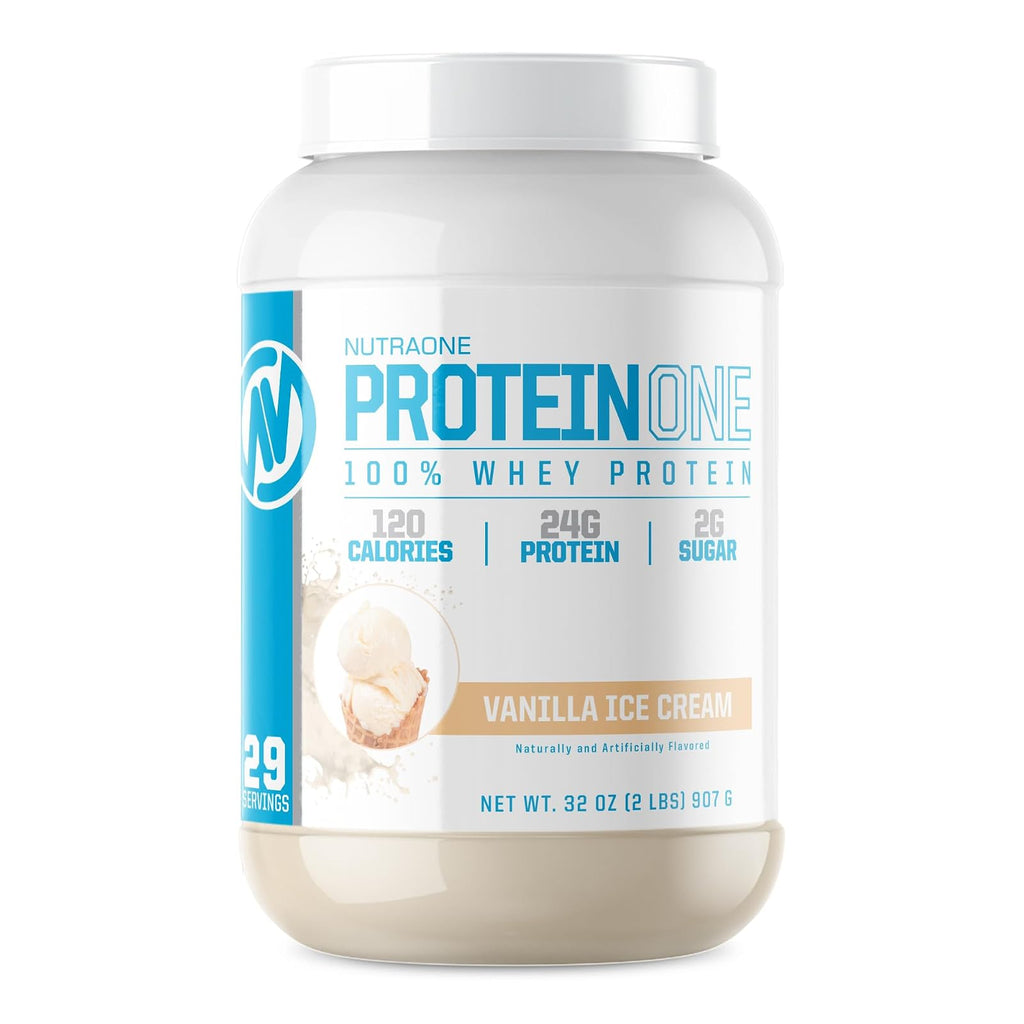NutraOne whey protein vanilla flavour