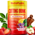 NutraPeaks Cutting Drink Mix Strawberry Açaí flavour