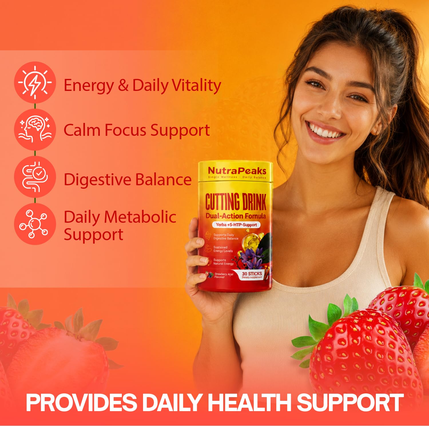 NutraPeaks energy boost drink mix