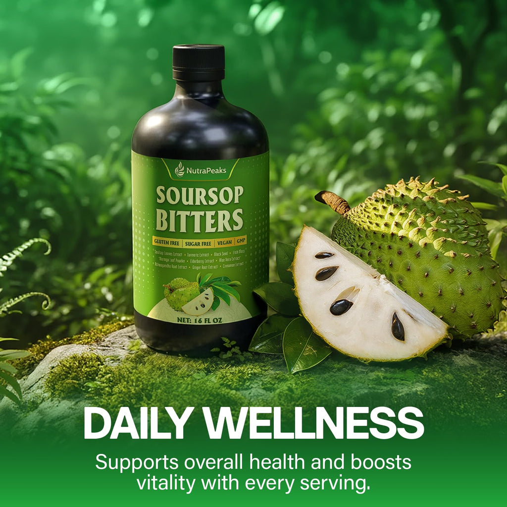 NutraPeaks soursop bitters natural remedy