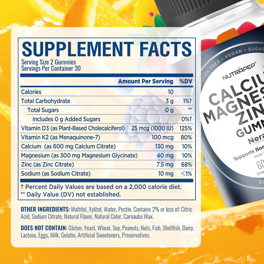 NutraPep gummies for healthy bone density