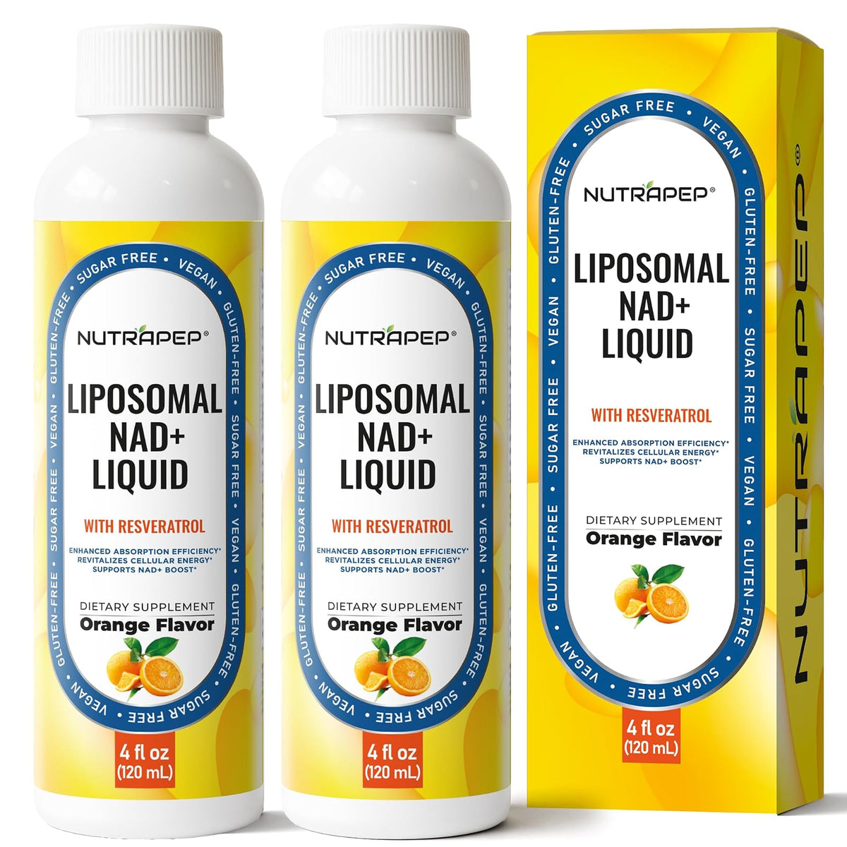 NutraPep Liposomal NAD+ liquid supplement