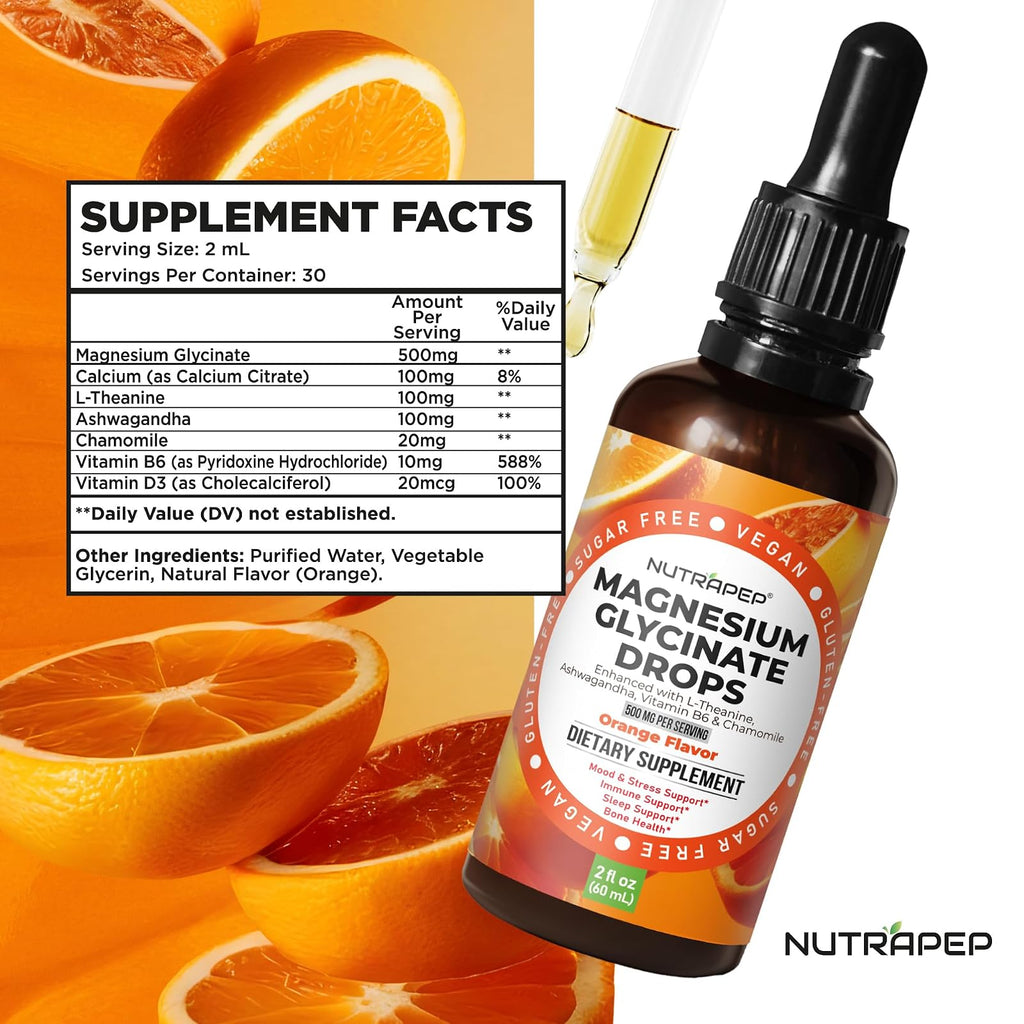 NutraPep magnesium drops for improved mood