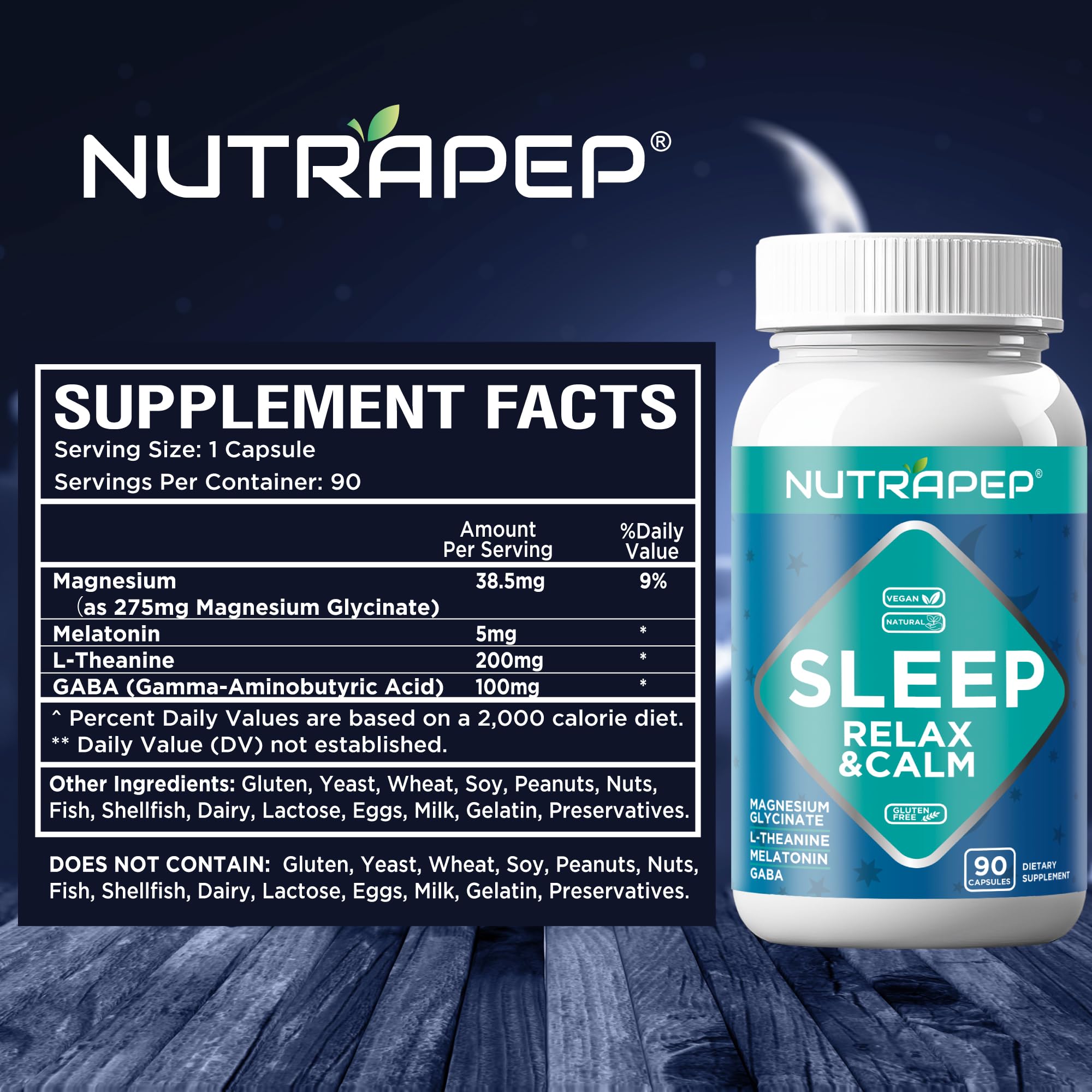 NutraPep melatonin and magnesium blend
