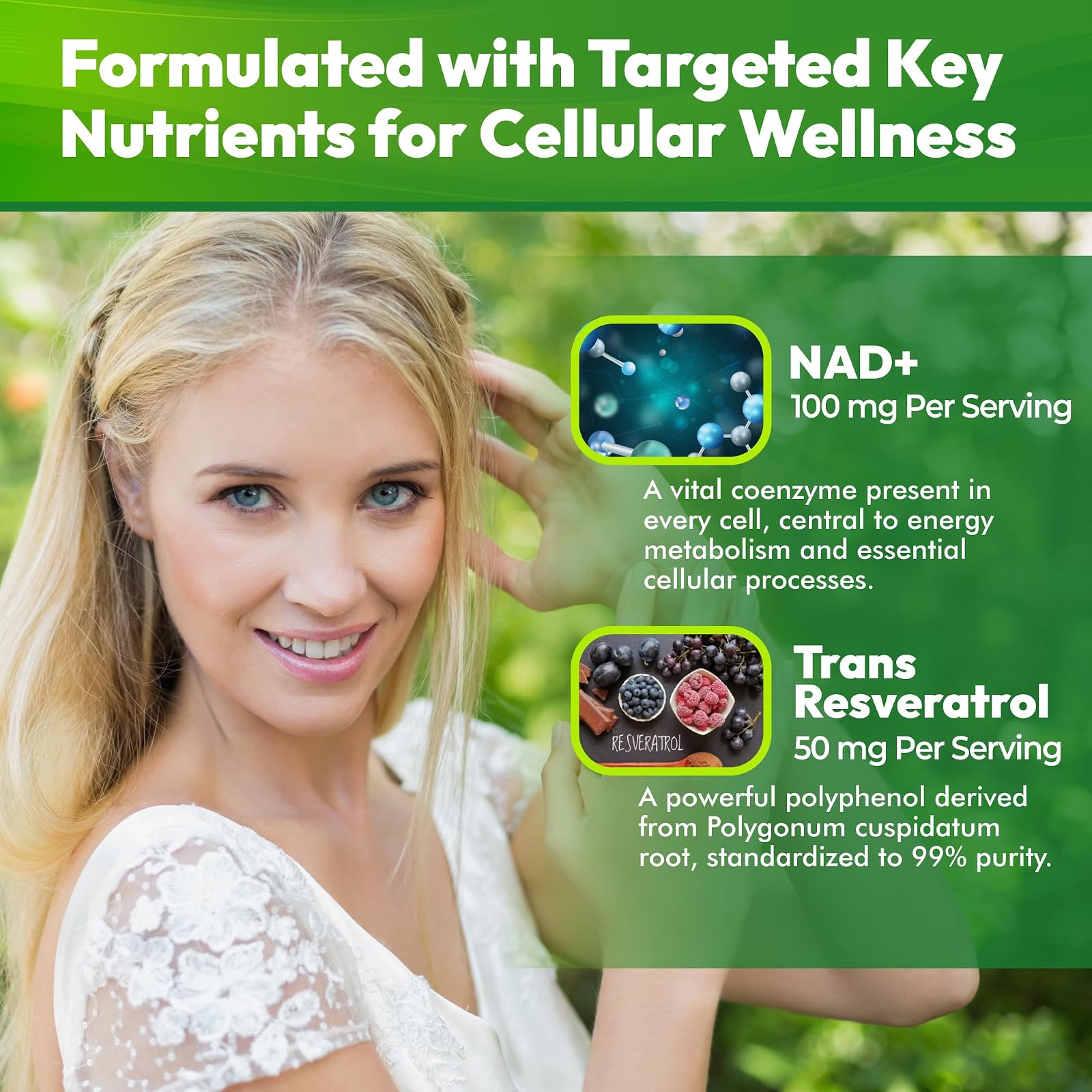 NutraPep NAD+ for cellular health