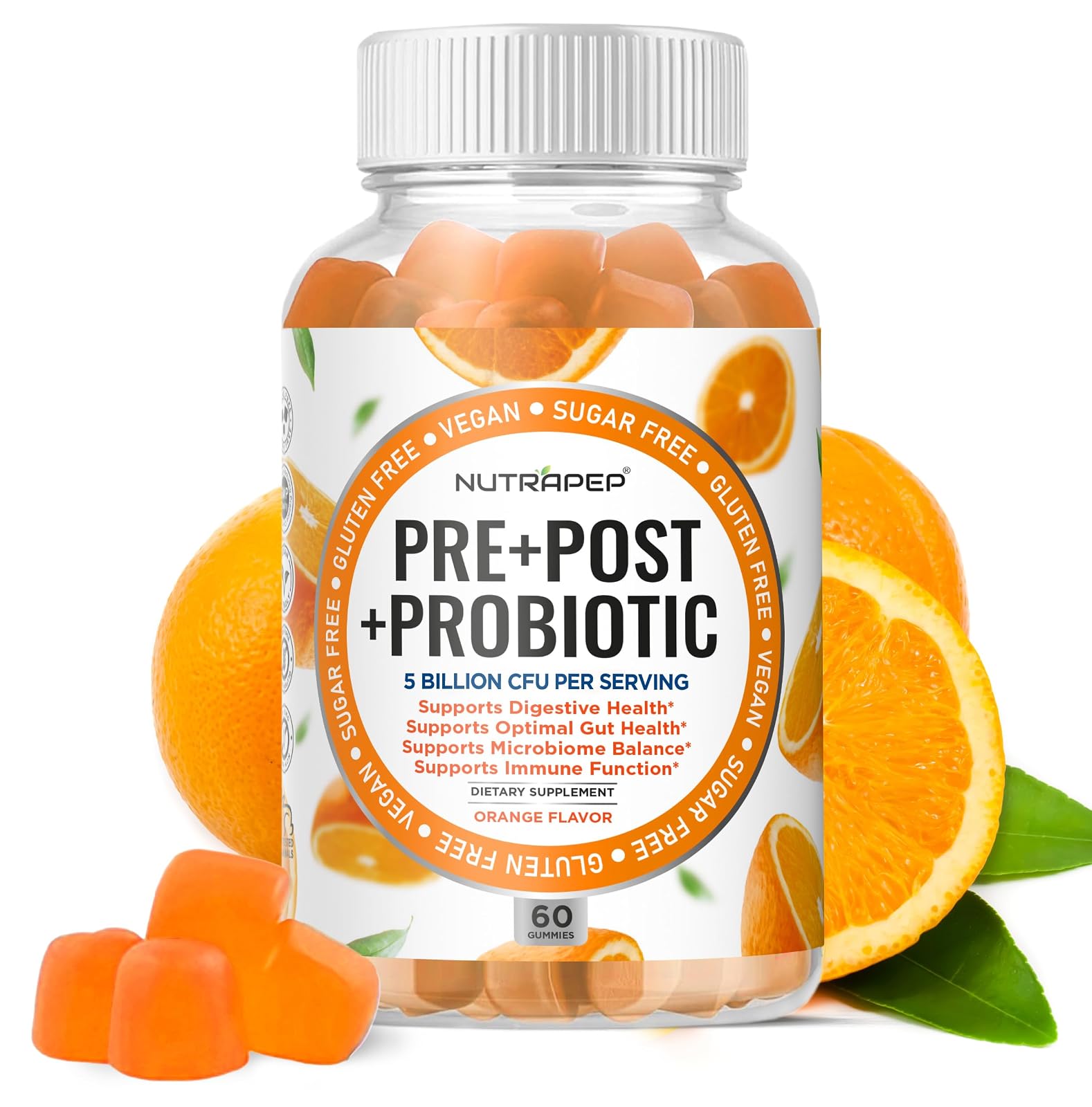 NutraPep prebiotic probiotic gummies