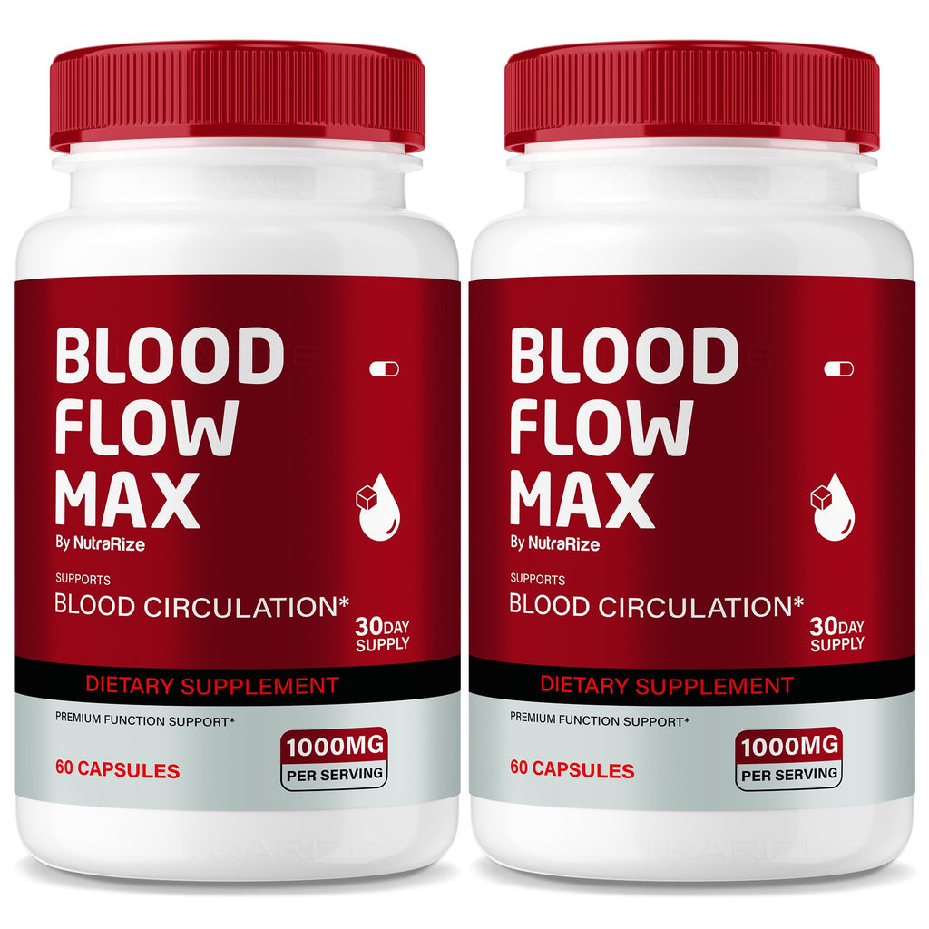 NutraRize Blood Flow Max capsules for circulation