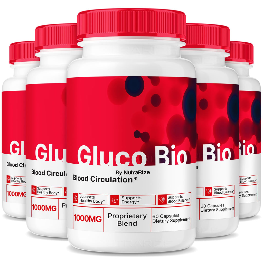 NutraRize GlucoBio capsules for blood support