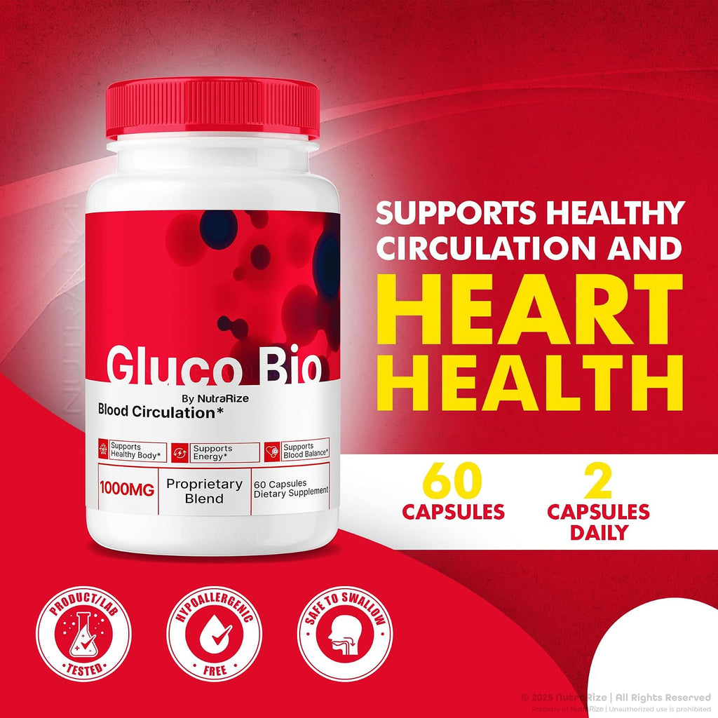 NutraRize GlucoBio vitamins for energy boost