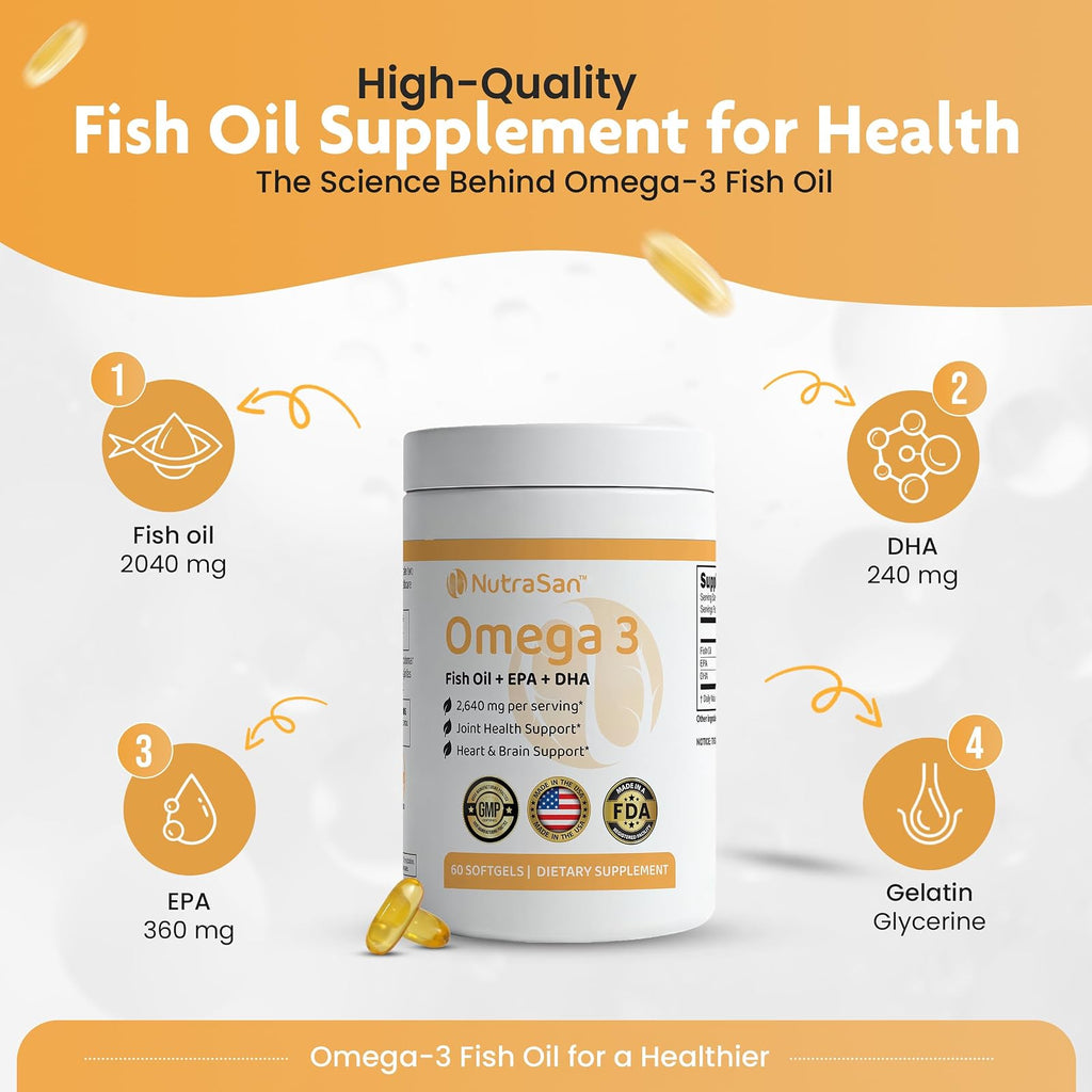 Nutrasan fish oil for overall wellness