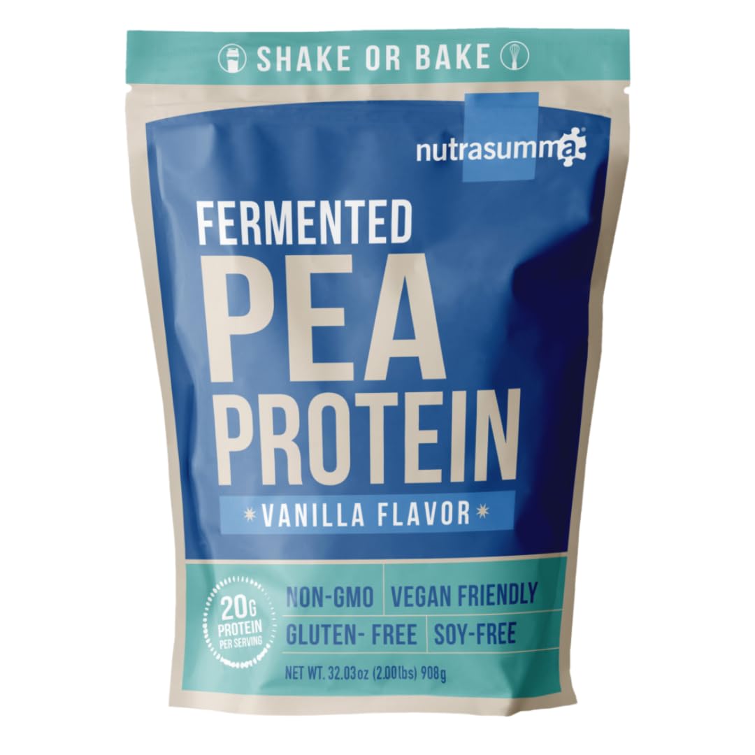 Nutrasumma pea protein powder vanilla flavour