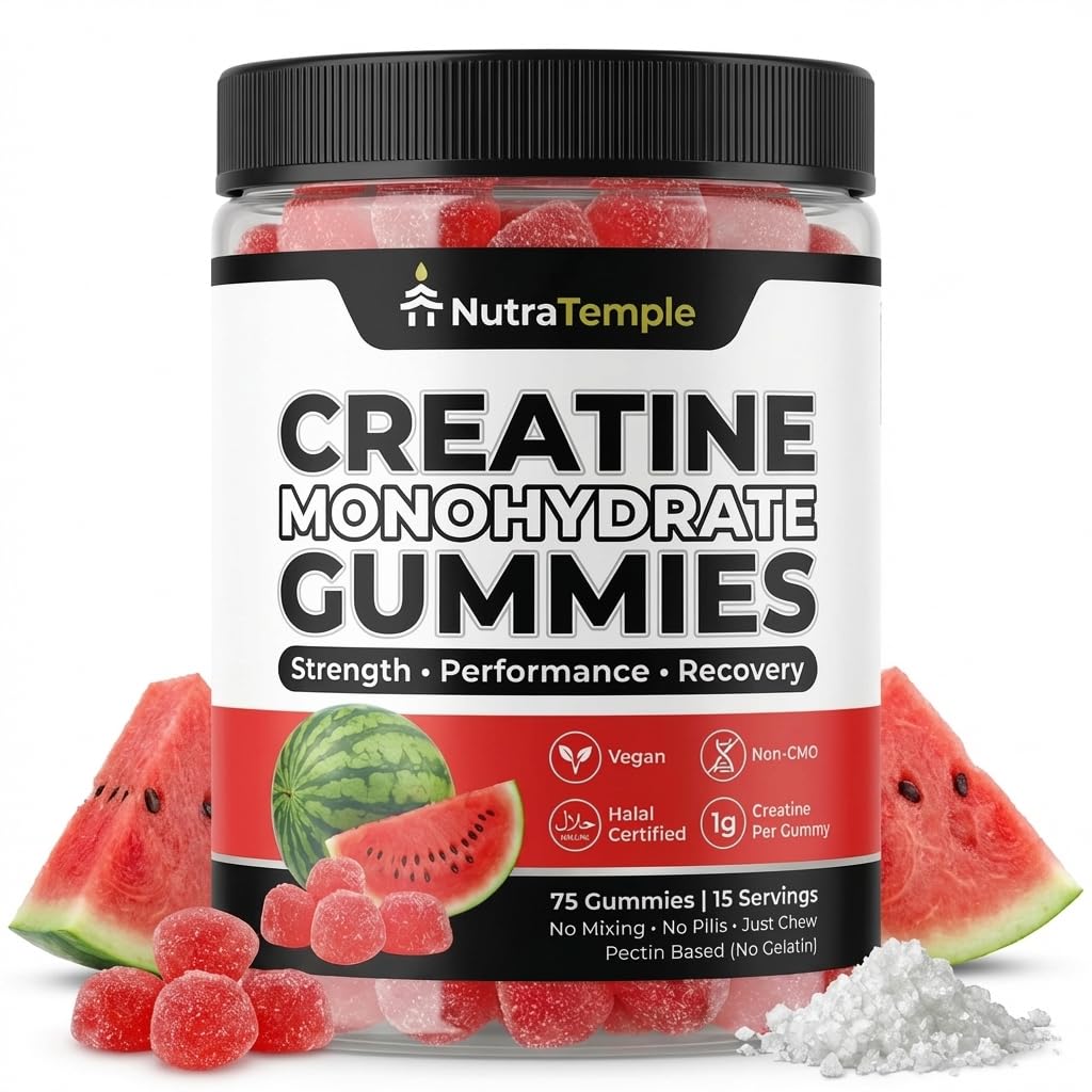 NUTRATEMPLE creatine gummies for energy